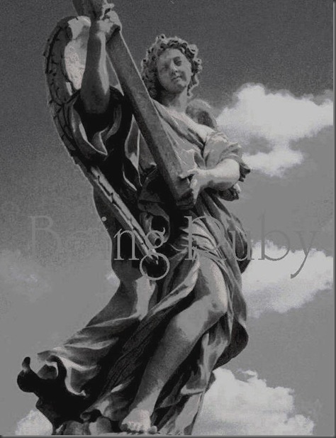 Being Ruby: Black & White Sunday: On Angel Wings [again]